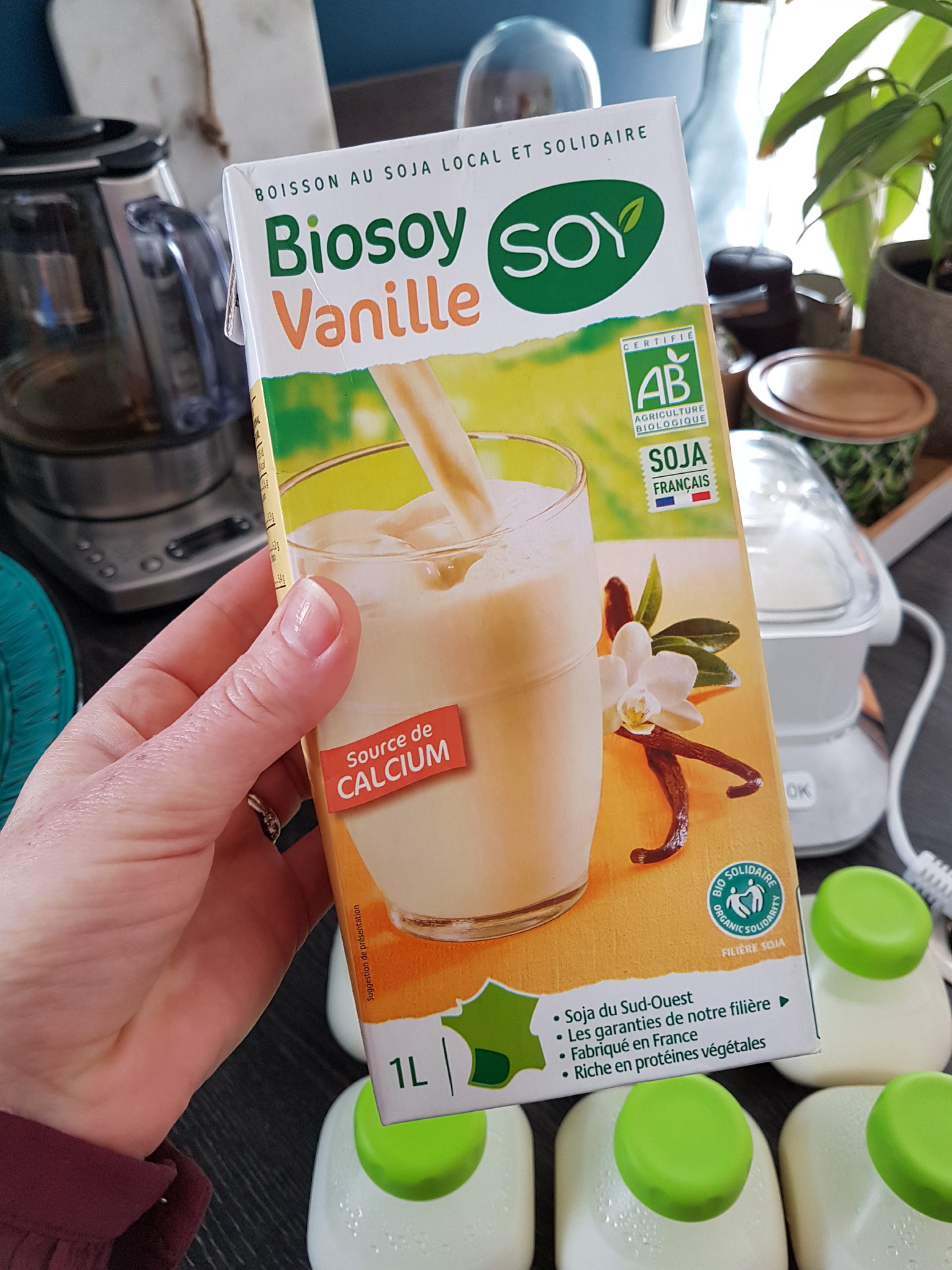 Yaourts soja vanille dans la multidélices express | Audrey Cuisine