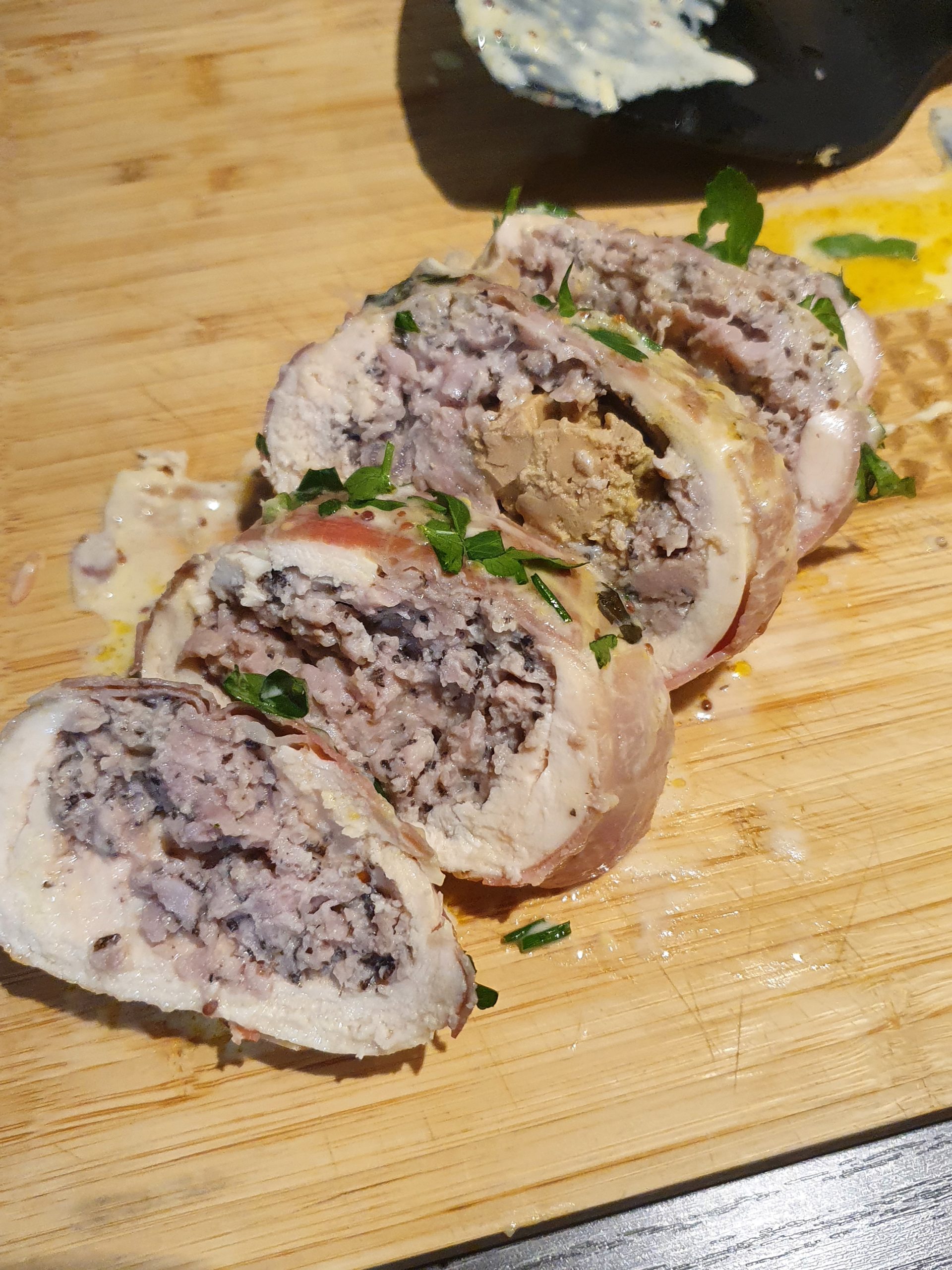 Dodines de volaille farcies au foie gras | Audrey Cuisine