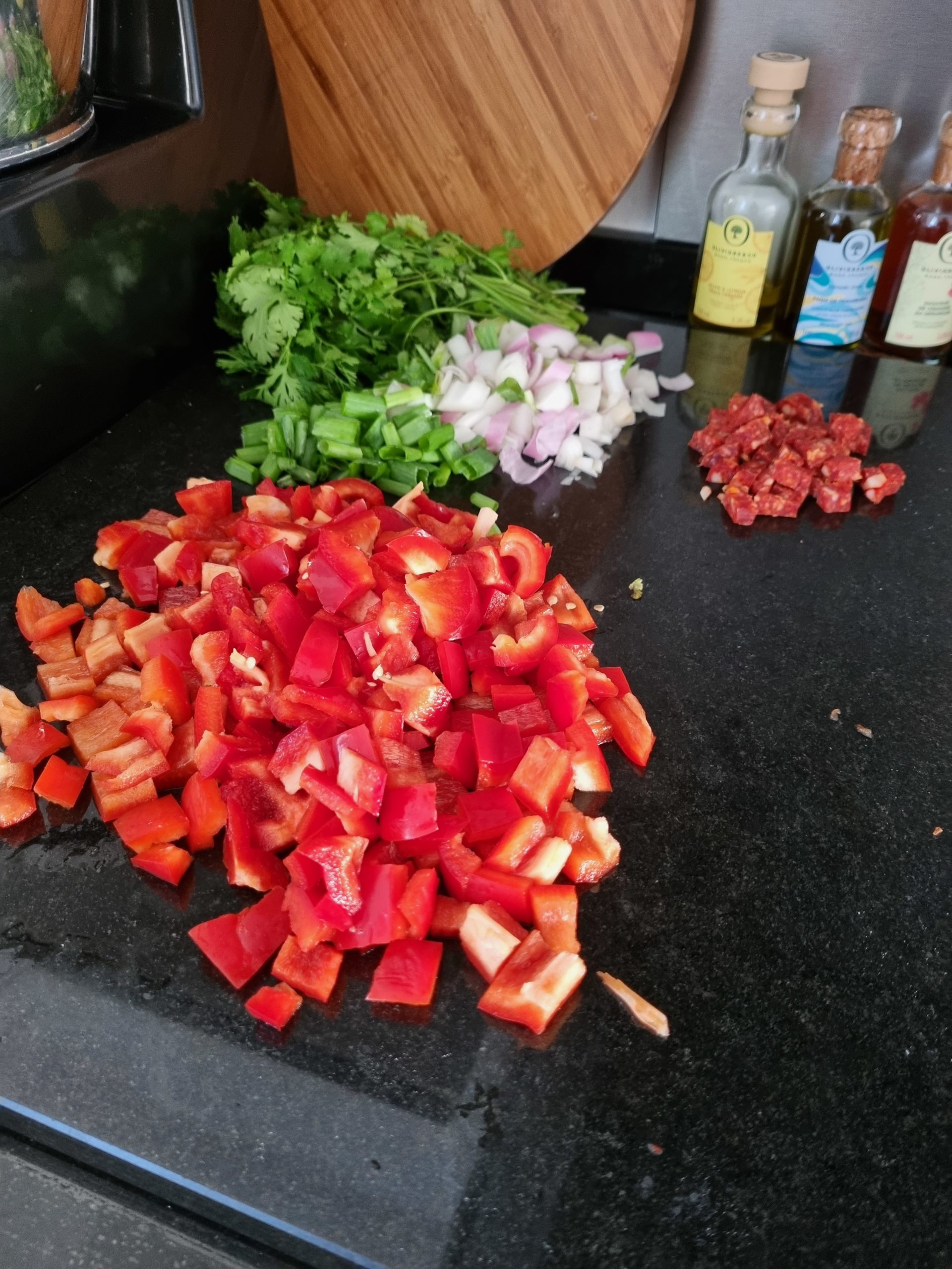 Chili de poivrons rouges au chorizo | Audrey Cuisine